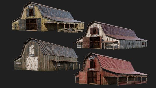 Barn Blender Models for Download | TurboSquid
