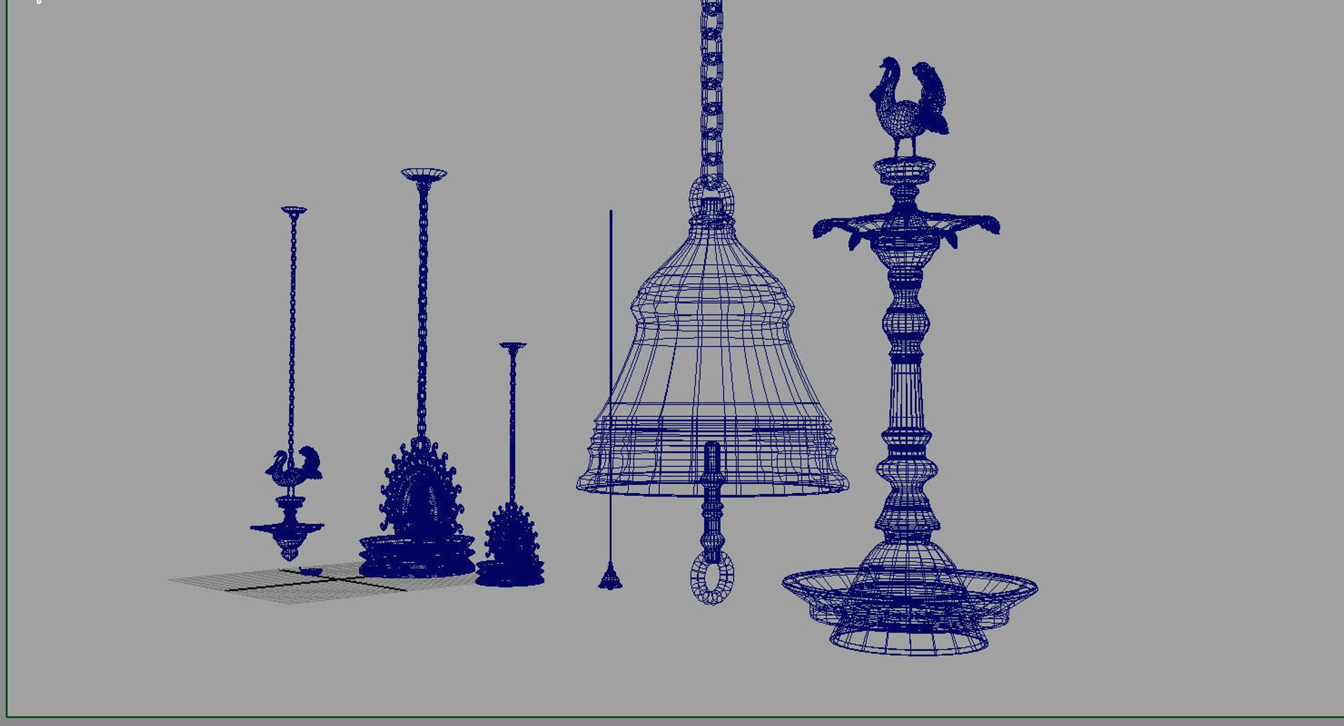 Antique Lights Lamp 3D Model - TurboSquid 1664724