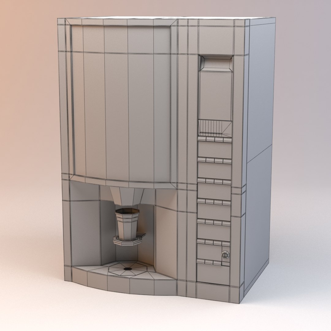 Coffee Vending Machine 3d Model