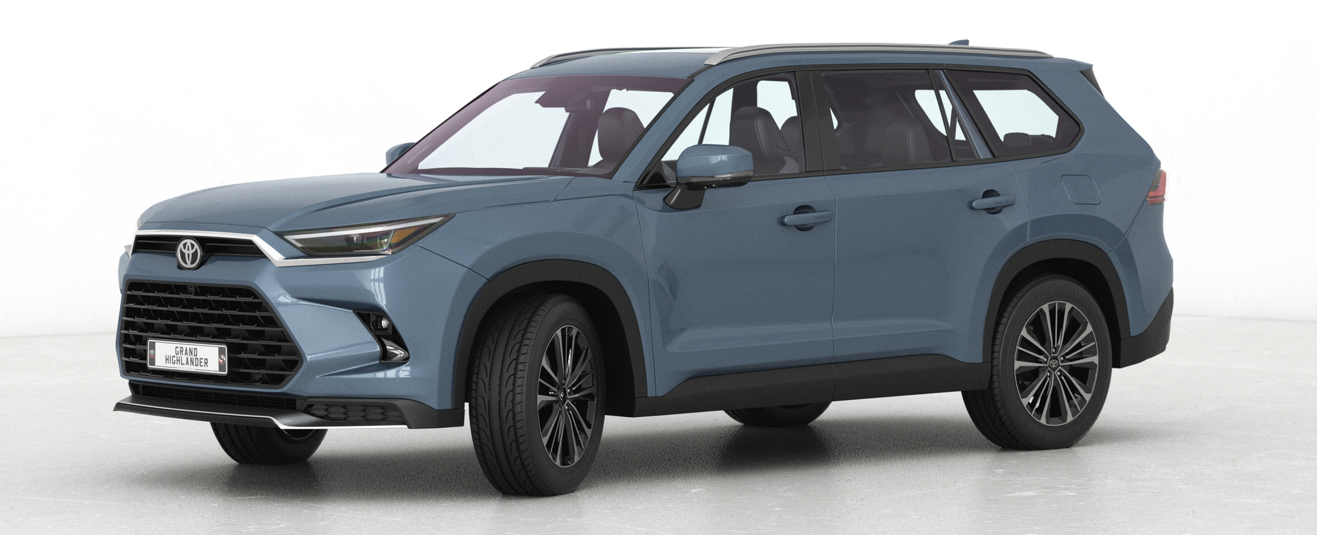 3D Toyota Grand Highlander 2024 Opening doors and trunk - TurboSquid ...