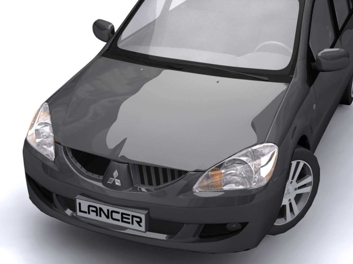 3d mitsubishi lancer model