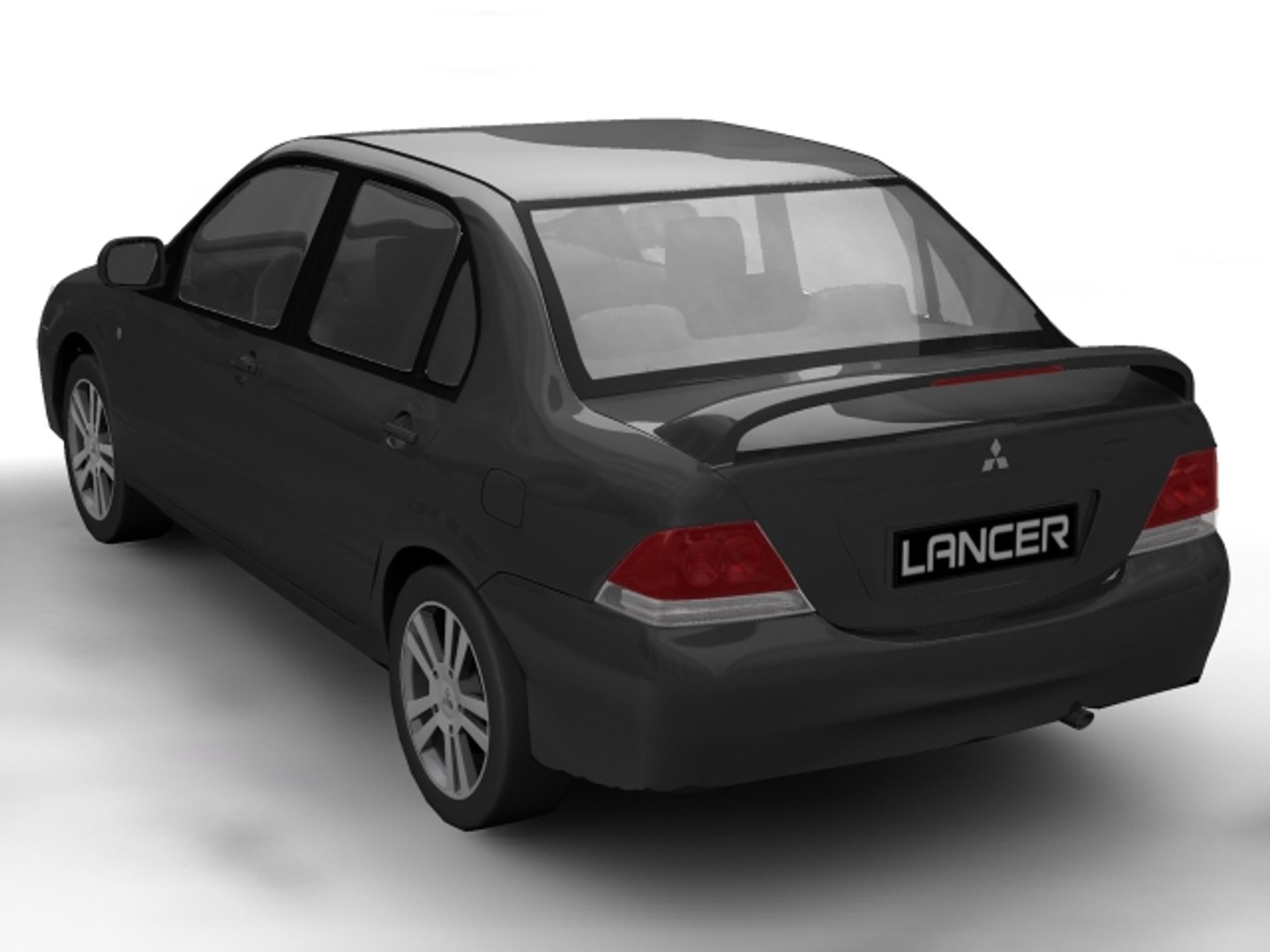 3d mitsubishi lancer model