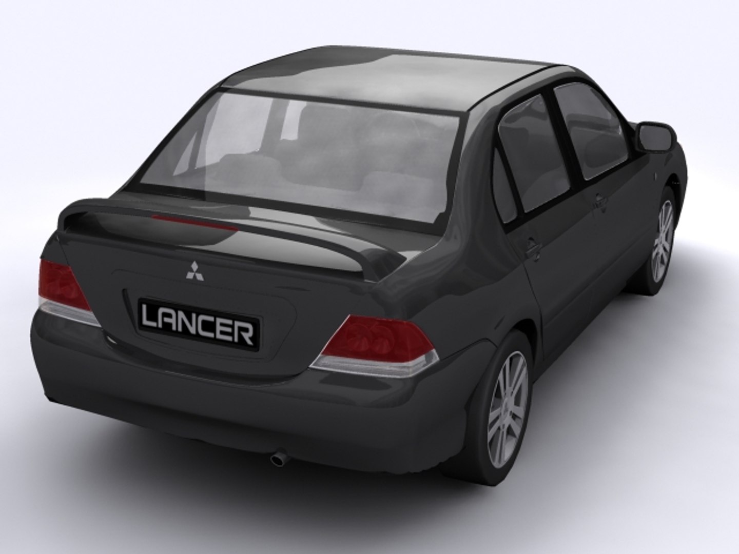 3d mitsubishi lancer model