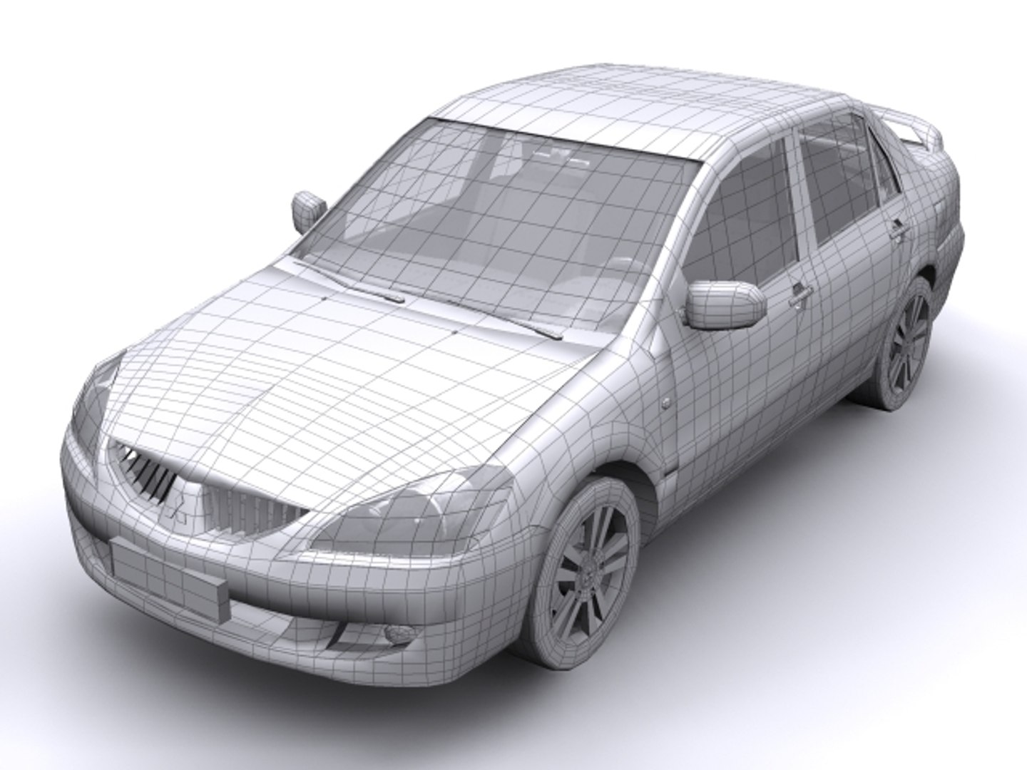 3d mitsubishi lancer model