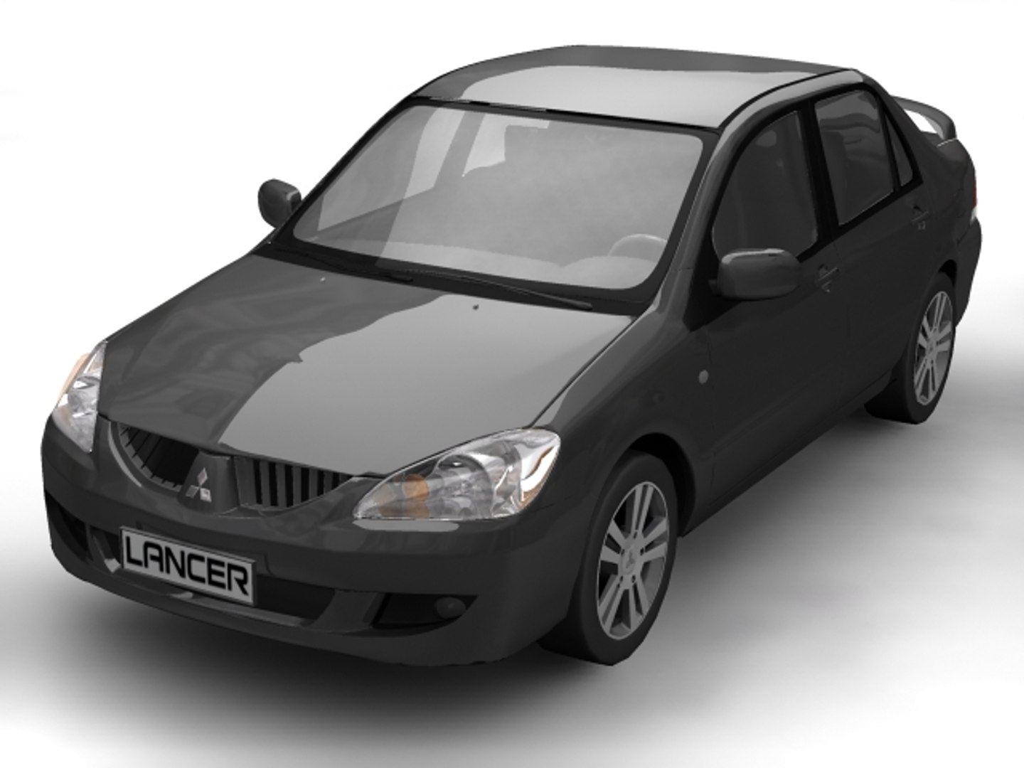 3d mitsubishi lancer model