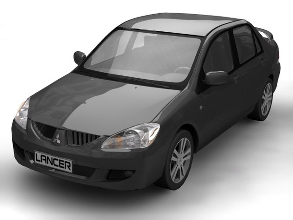 3d mitsubishi lancer model