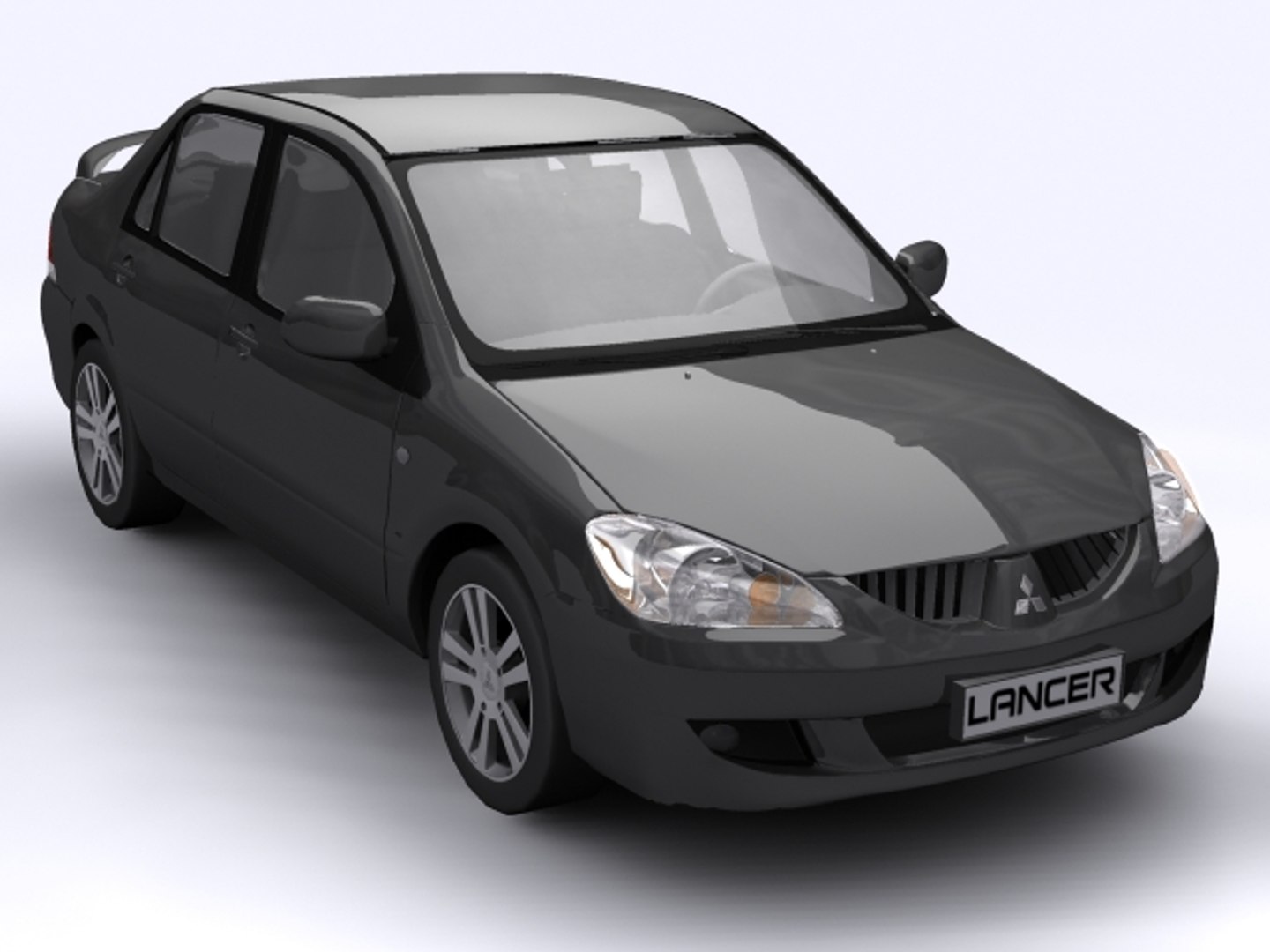 3d mitsubishi lancer model