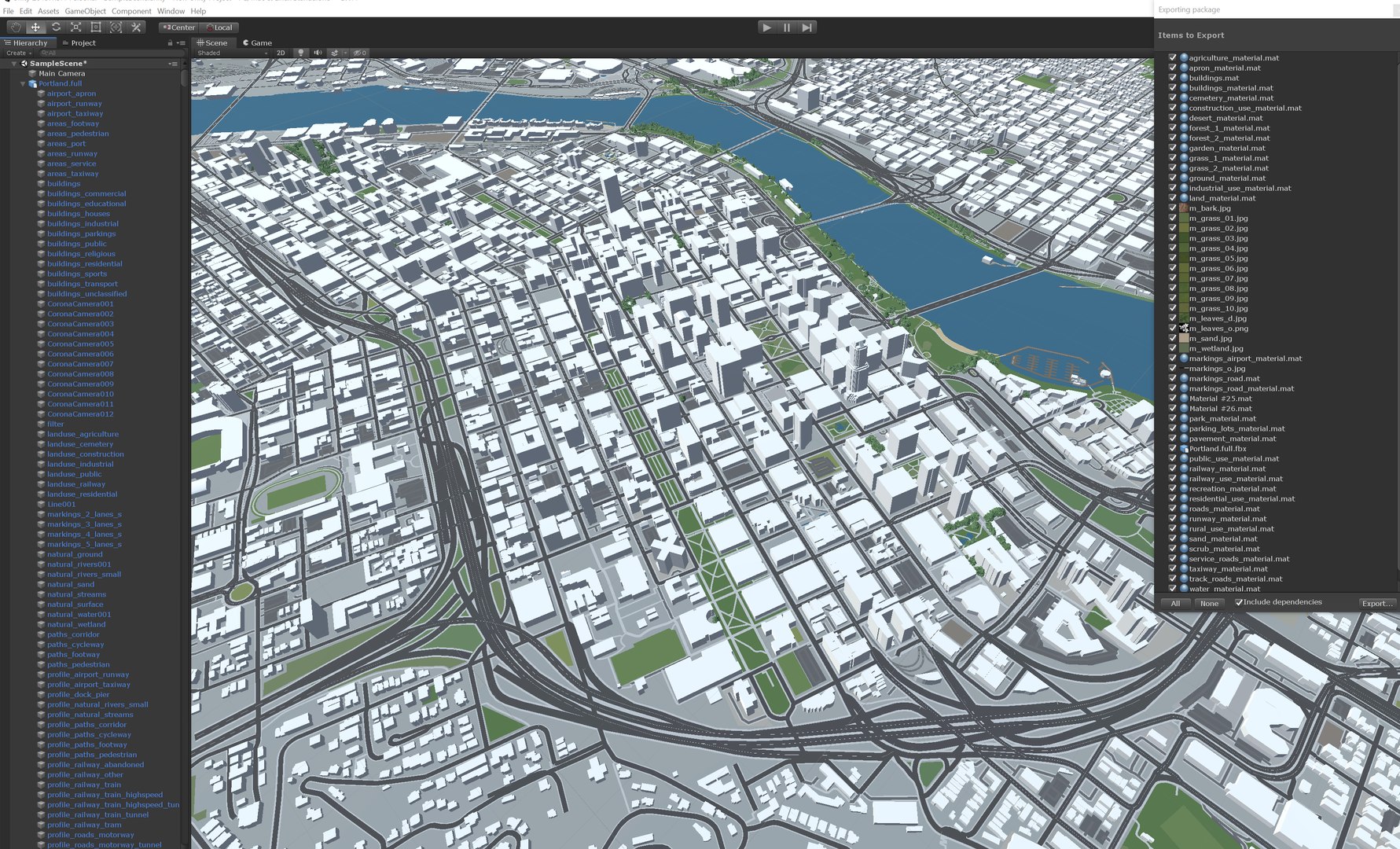 3D Portland Area Town - TurboSquid 1334502