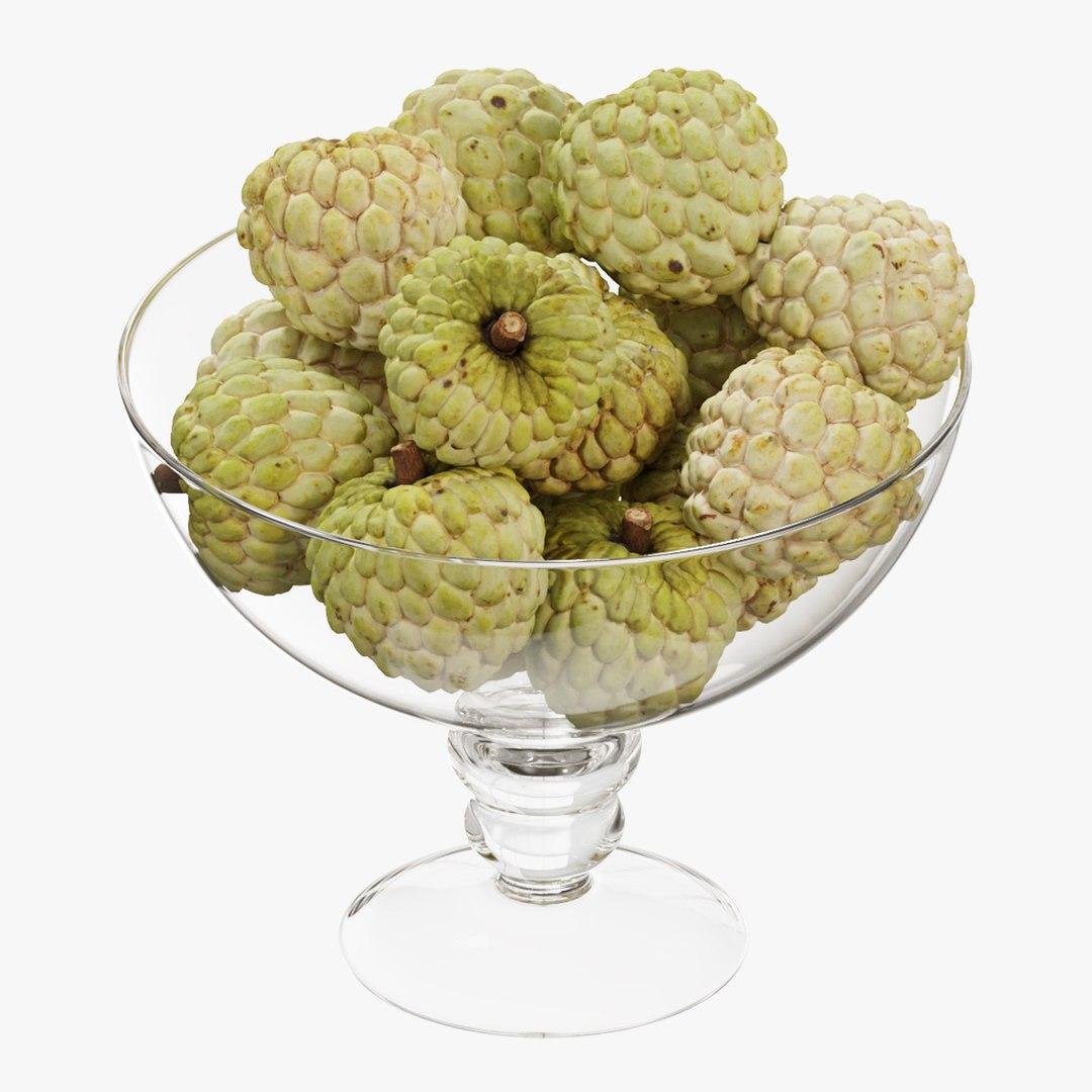 3D Glass Footed Fruit Set 11 - TurboSquid 1953753