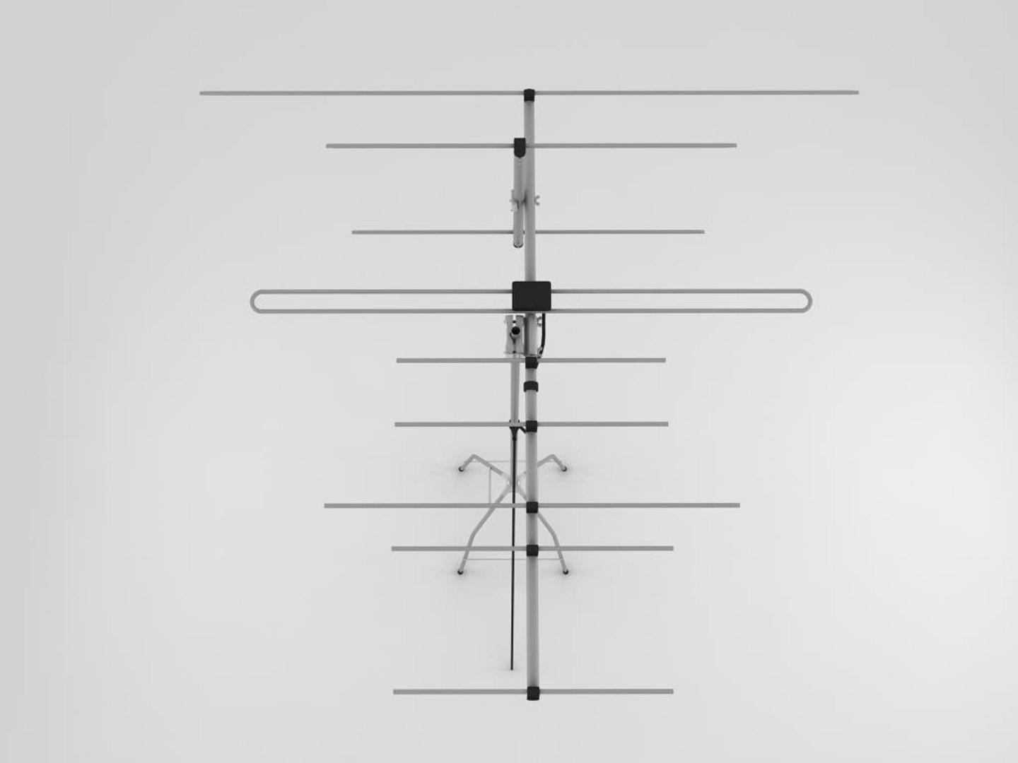 vhf antena 3d model