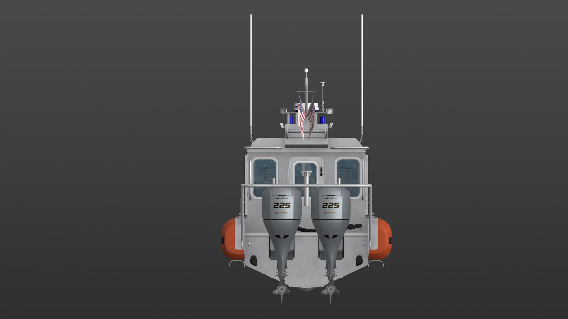 3D USCG RB-HS DEFENDER CLASS COAST GUARD PATROL BOAT Model - TurboSquid ...