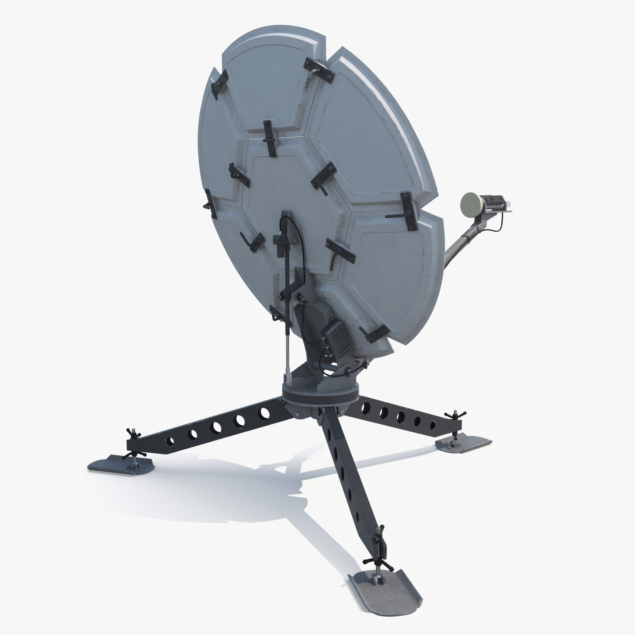 3d satellite dish model