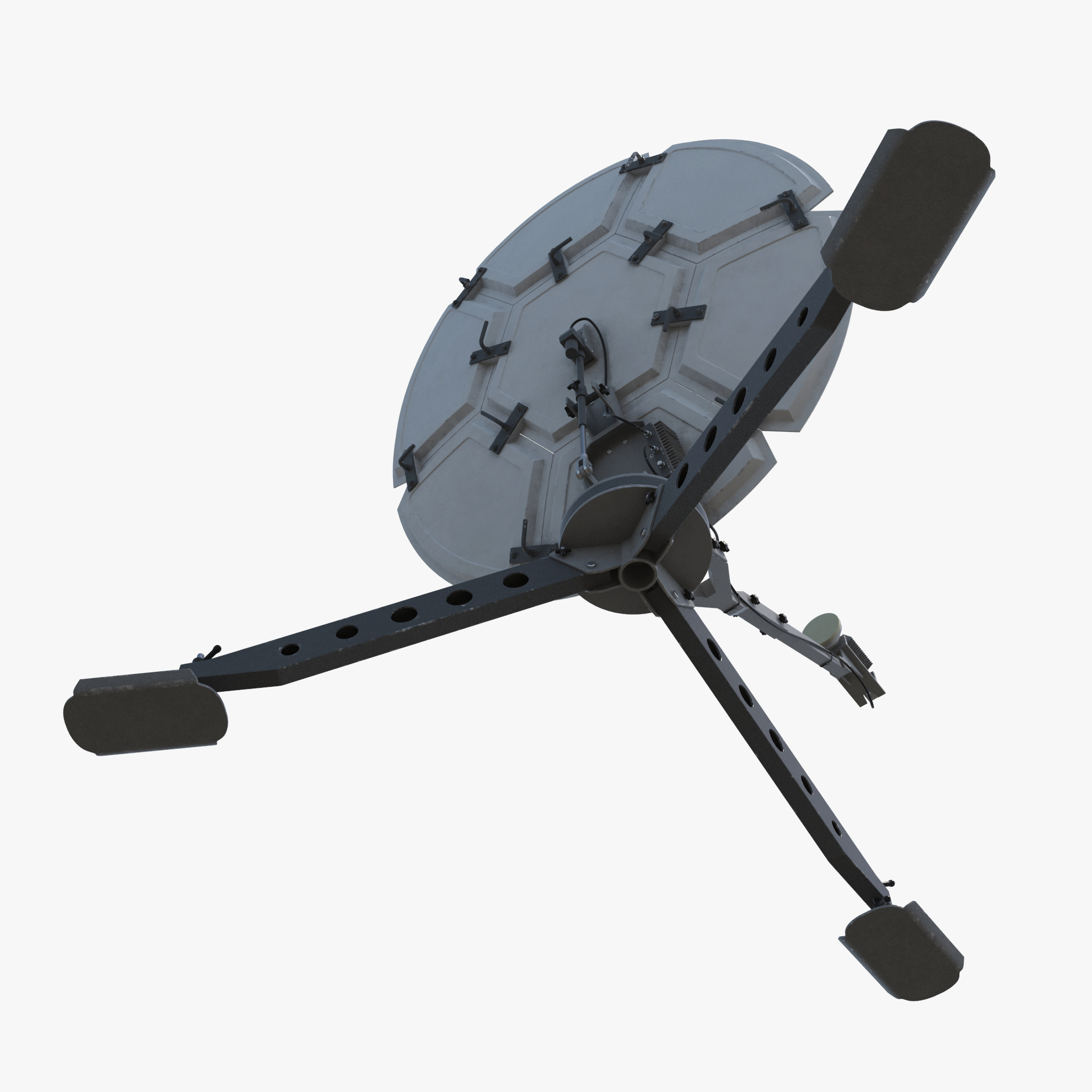 3d satellite dish model