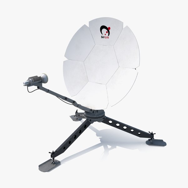 3d satellite dish model