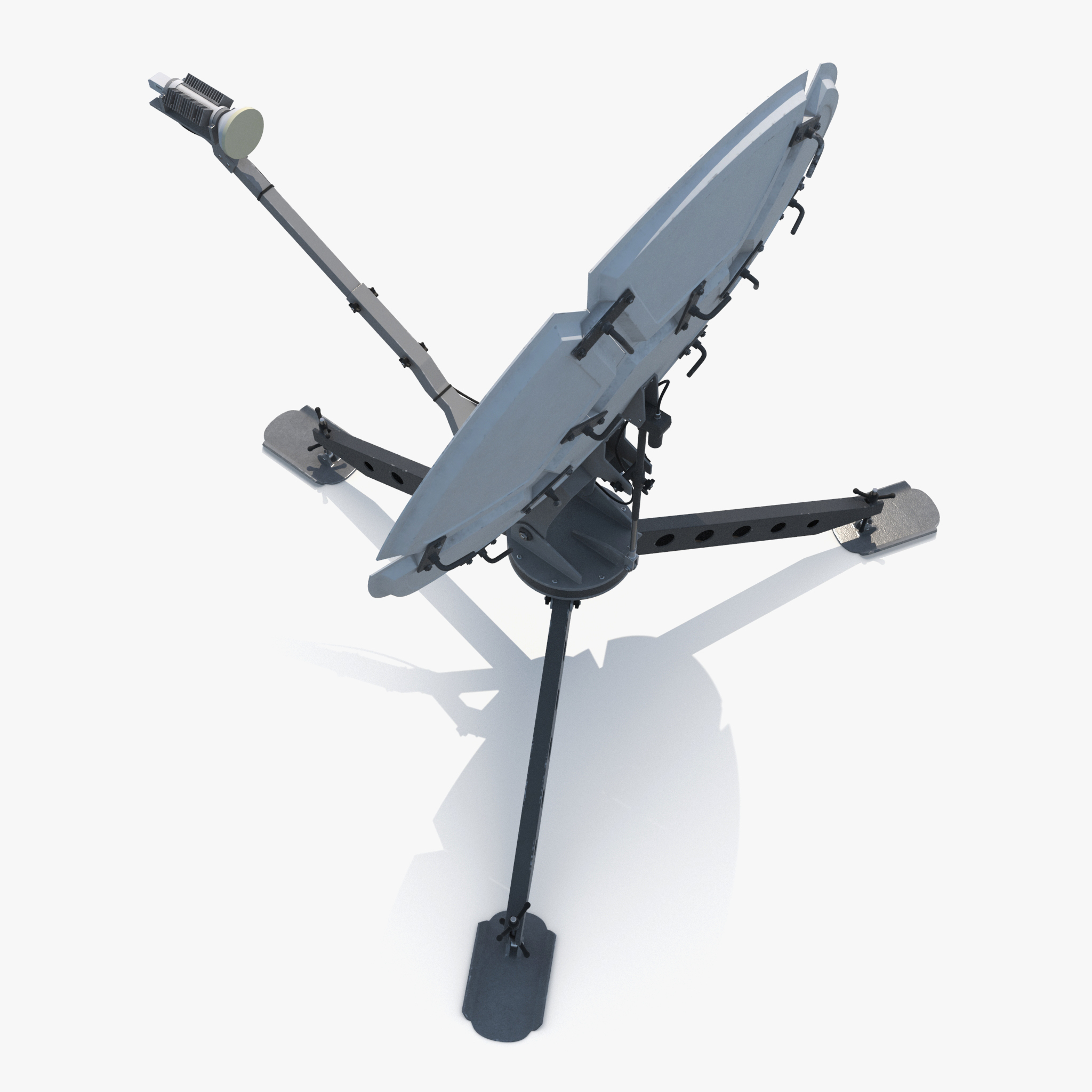 3d satellite dish model