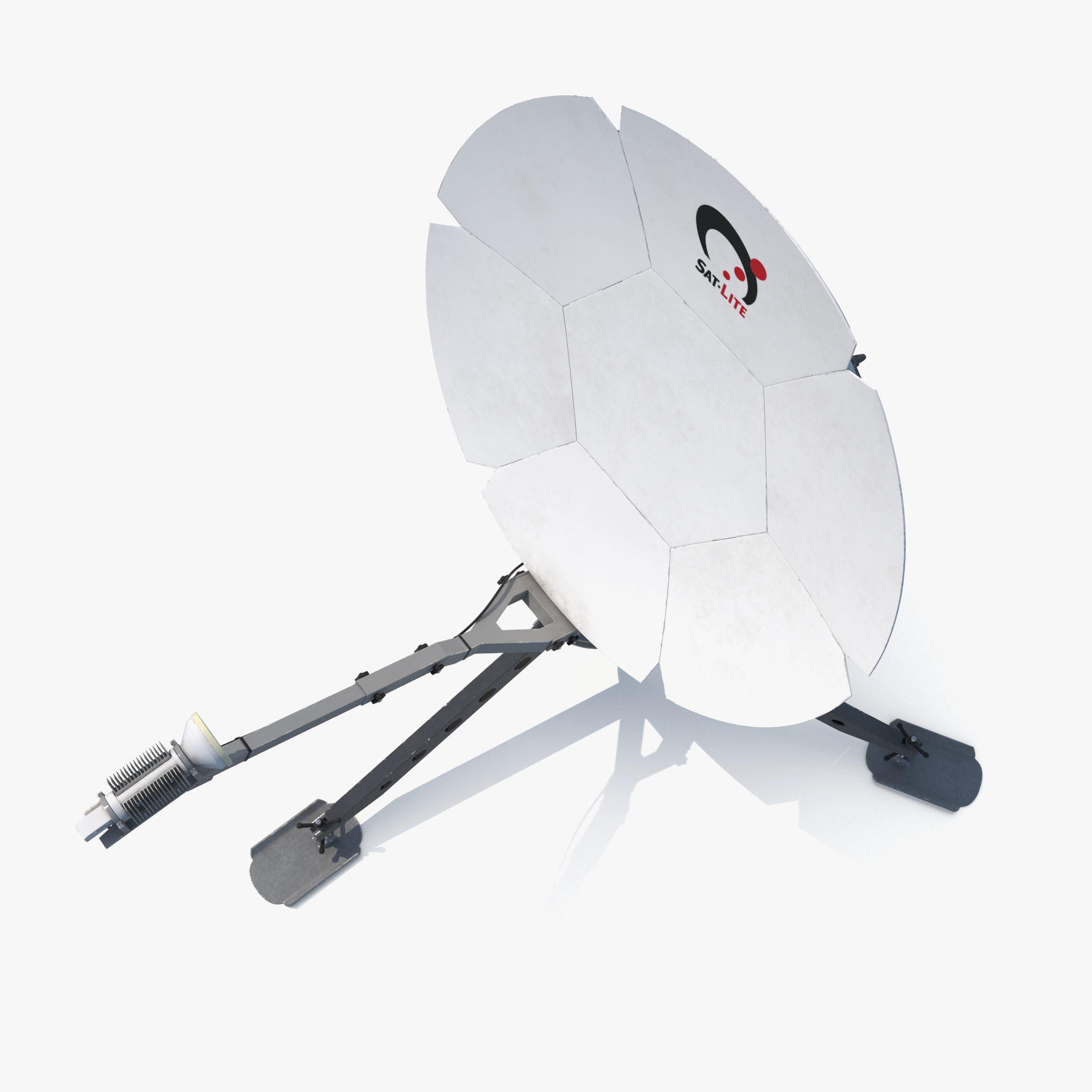 3d satellite dish model
