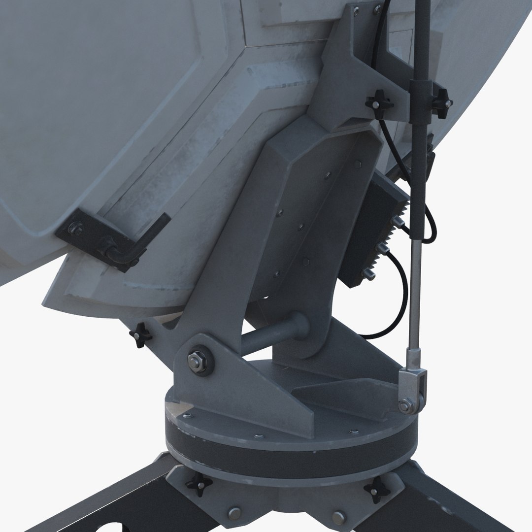3d Satellite Dish Model