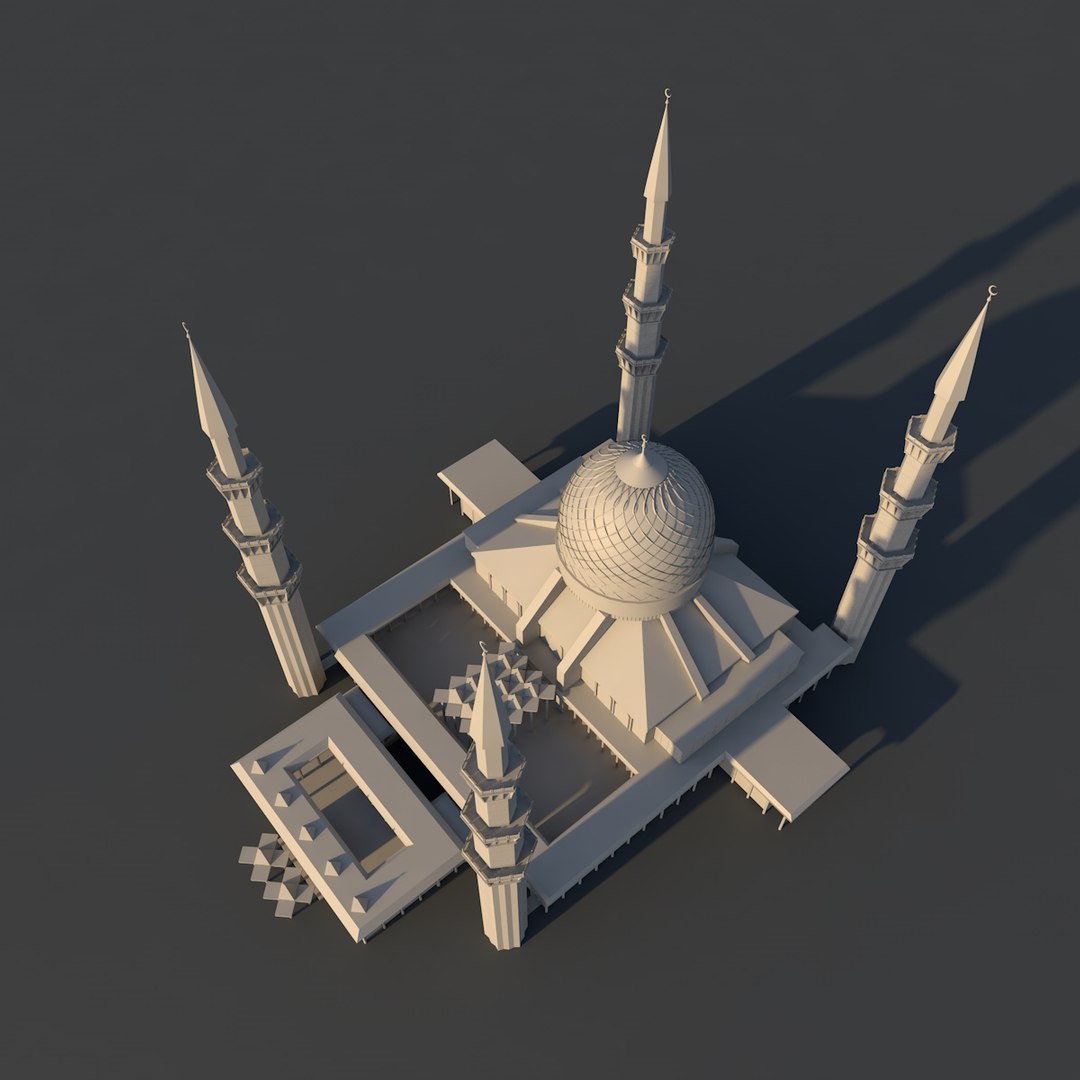 Blue Mosque Selangor 3D Model - TurboSquid 1823924