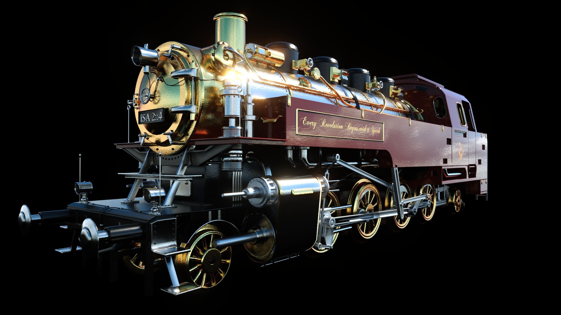3D br86 steam locomotive animation - TurboSquid 1161825