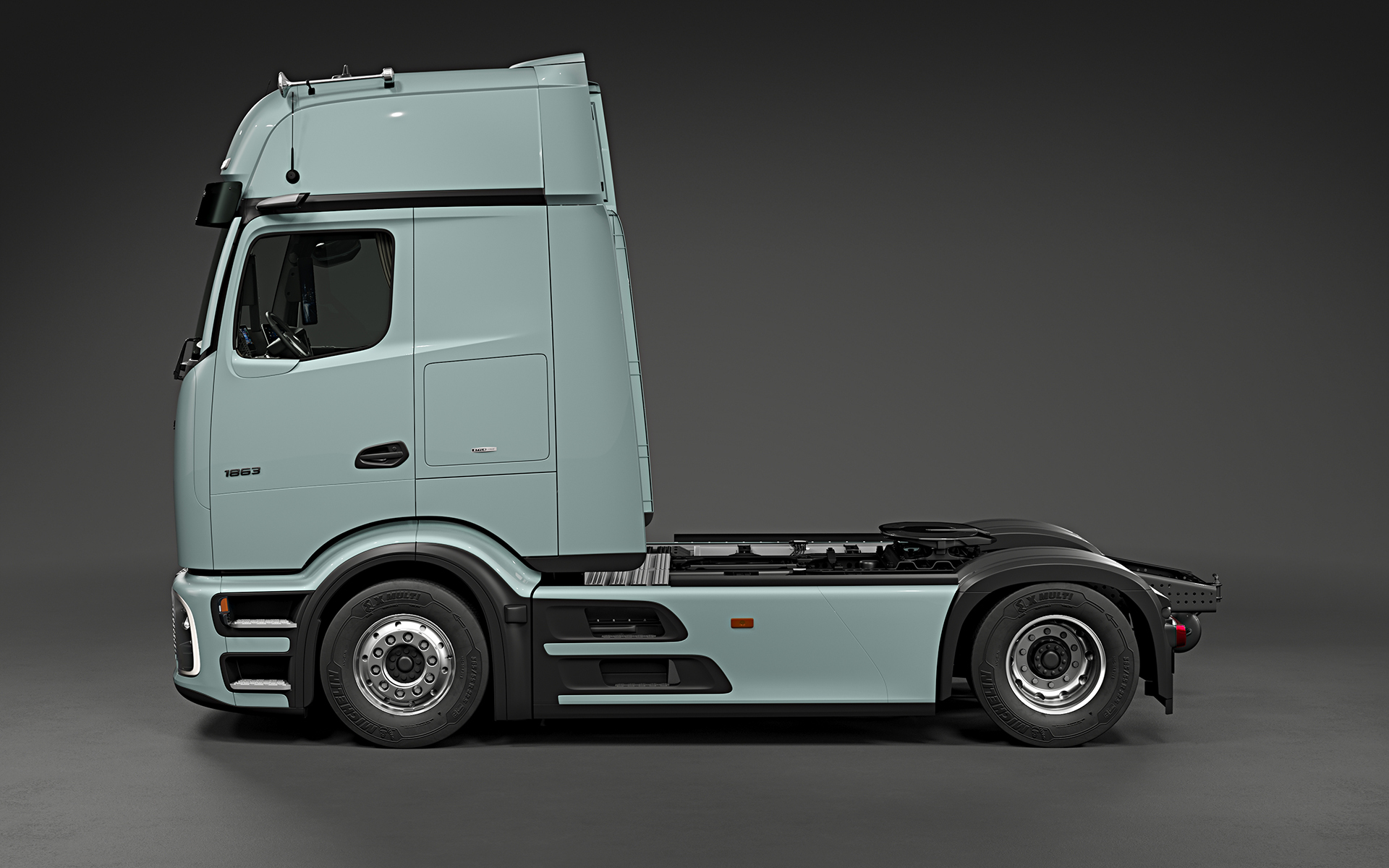 modelo 3d Mercedes-Benz Actros L 2025 GigaSpace - TurboSquid 2263181