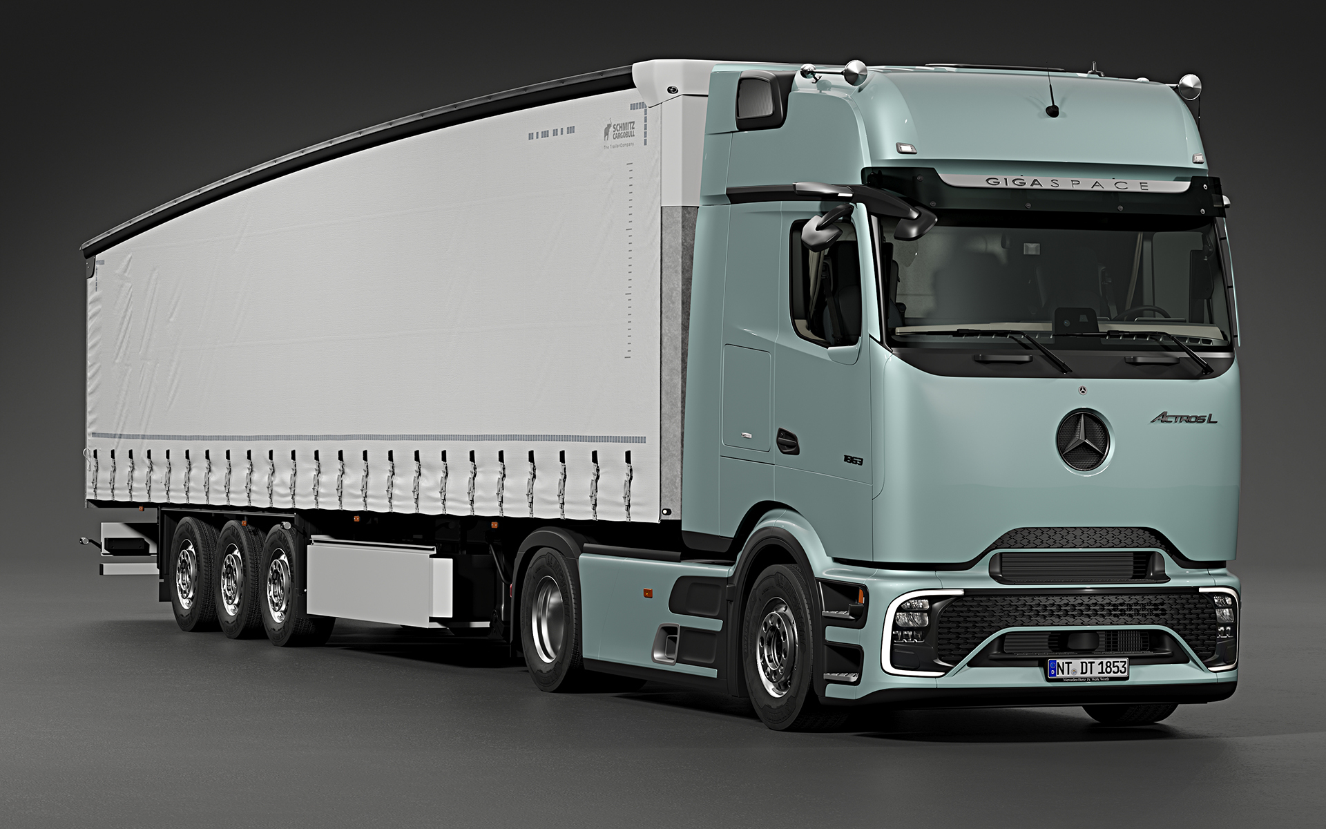 modelo 3d Mercedes-Benz Actros L 2025 GigaSpace - TurboSquid 2263181