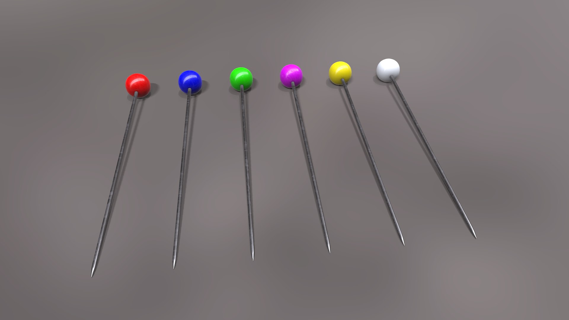 3D Tailor Pins - TurboSquid 1834040