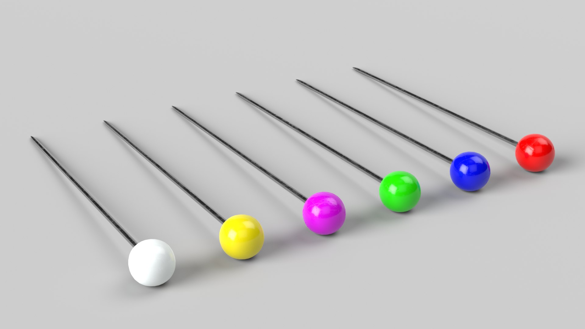 3D Tailor Pins - TurboSquid 1834040