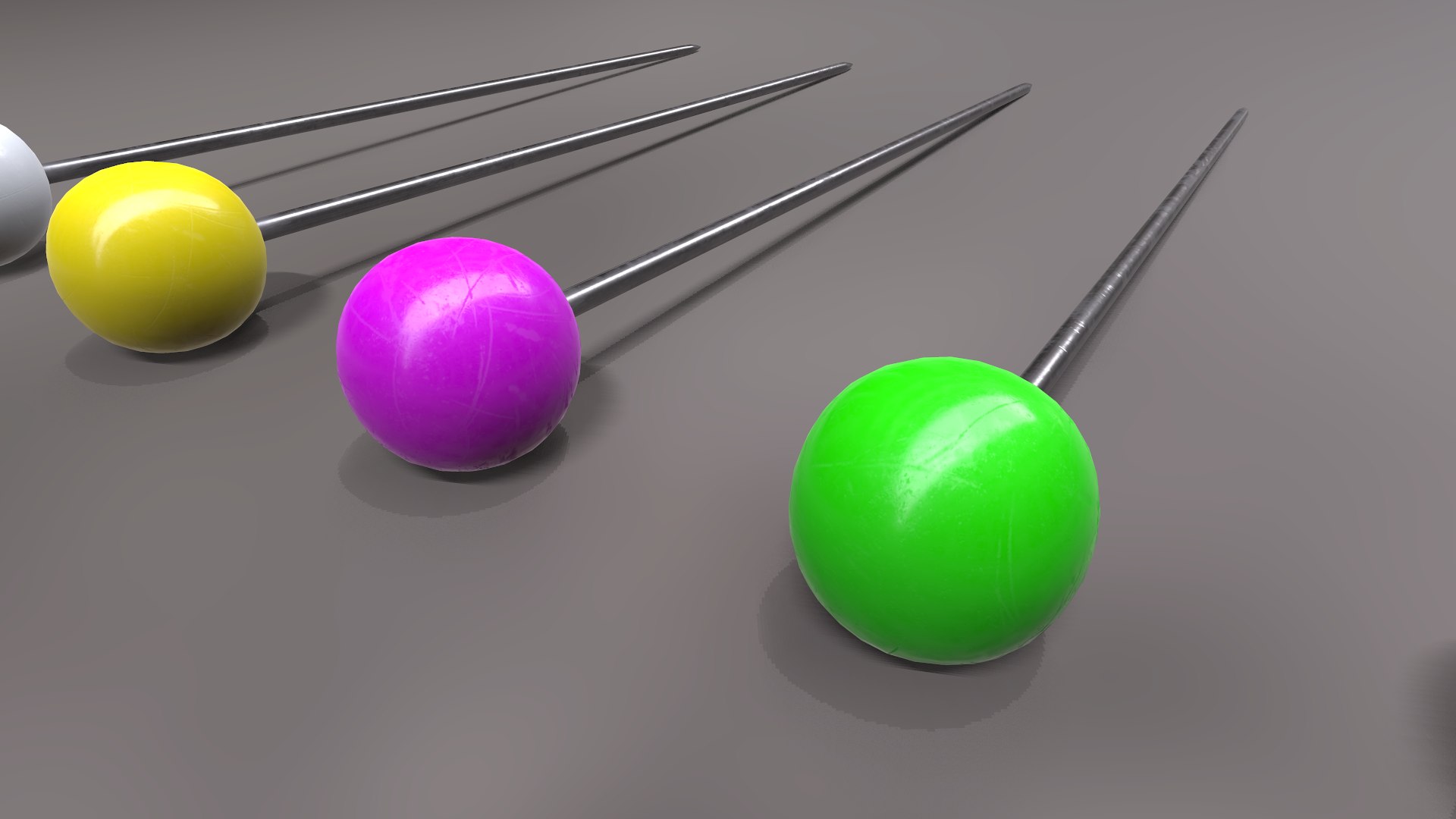 3D Tailor Pins - TurboSquid 1834040