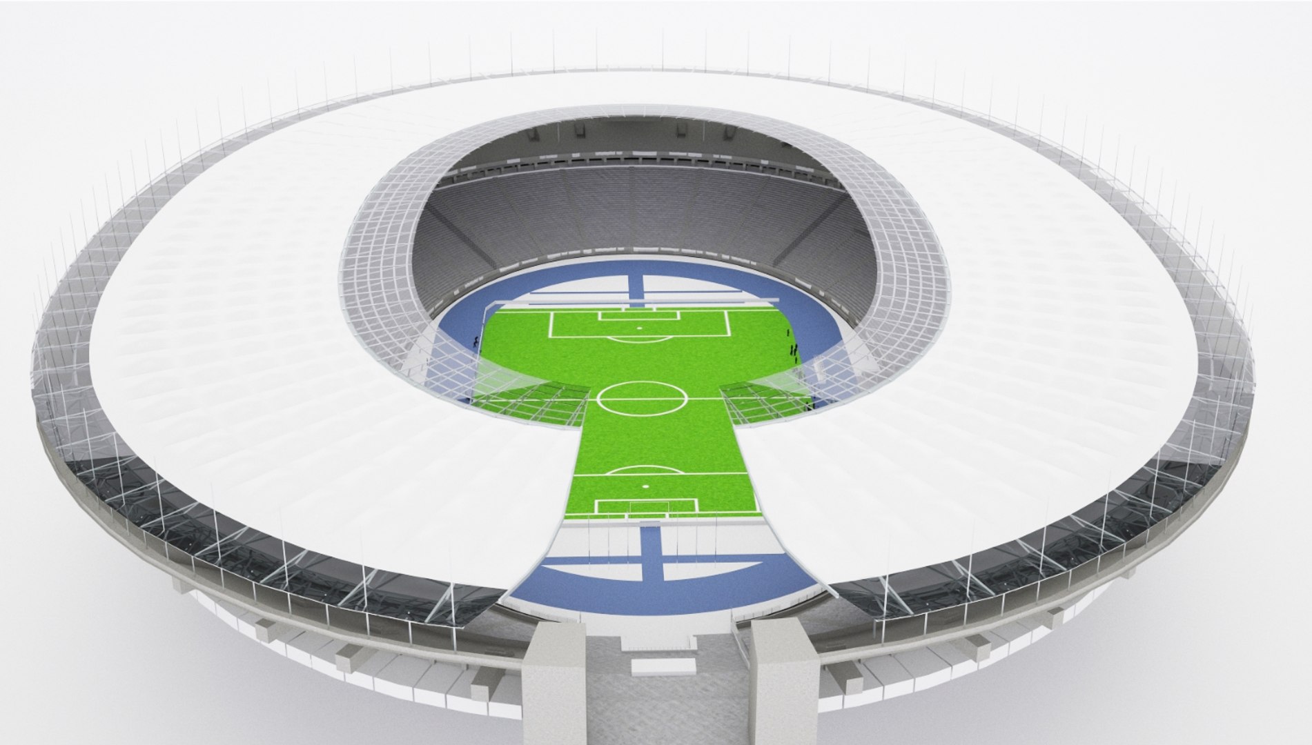 3d Model Of Olympic Berlin Stadium 3D - TurboSquid 2168746