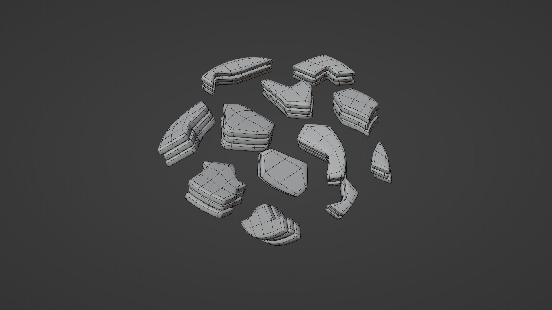 3D Cookie Crumbs 3D Model - TurboSquid 2307777