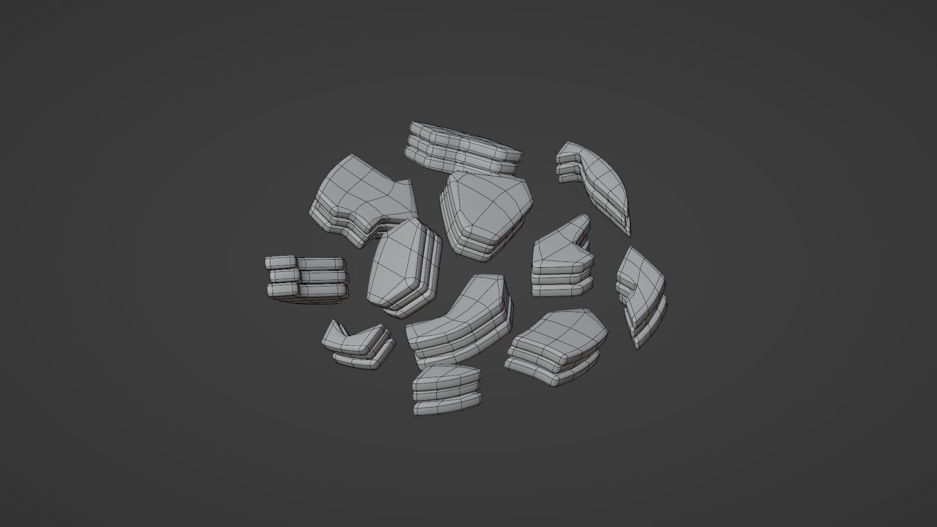 3D Cookie Crumbs 3D Model - TurboSquid 2307777