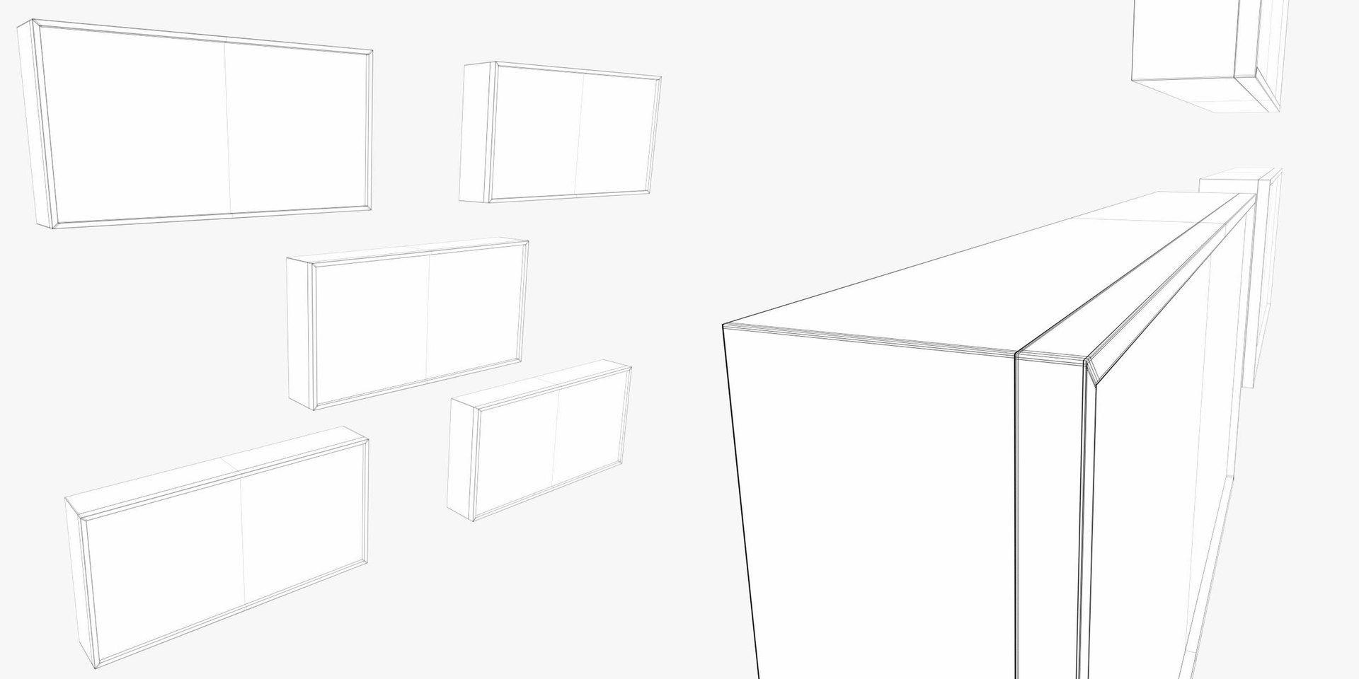 3D Emergency exit signs model - TurboSquid 1931796