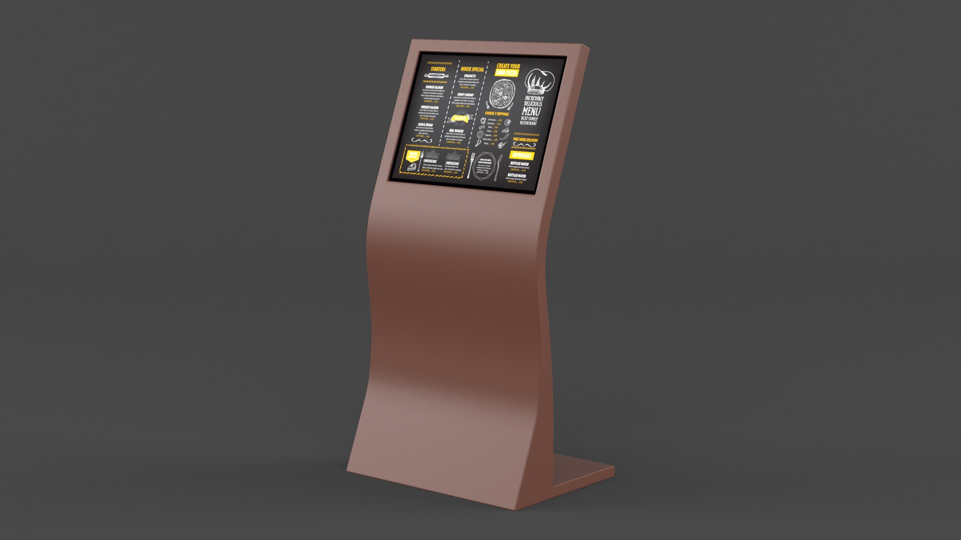 Electronic Kiosk 3D Model - TurboSquid 2084519