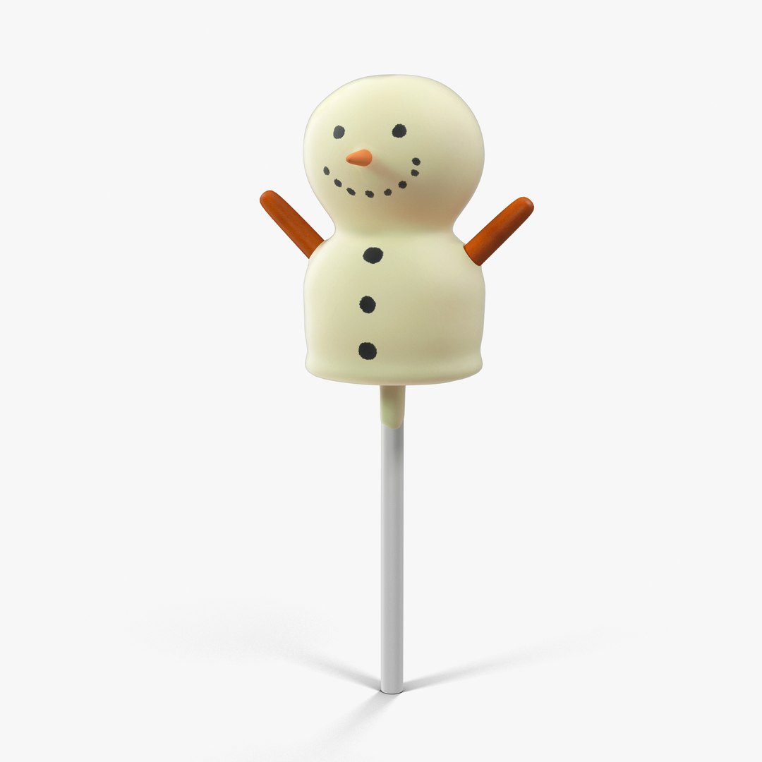 3d pop snowman
