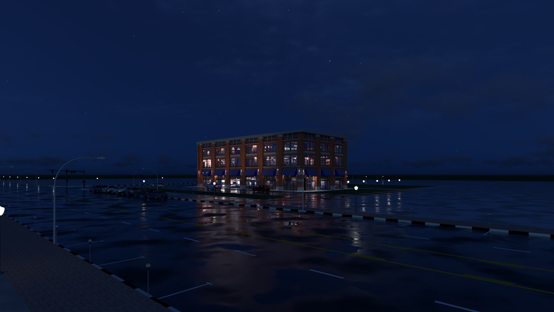 Multi Family Mixed Use Building 3D Model - TurboSquid 2291933