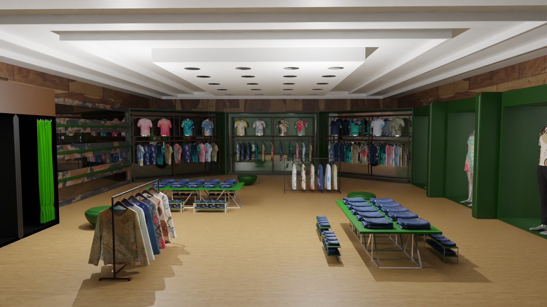 3D model Clothing Store interior - TurboSquid 2157430