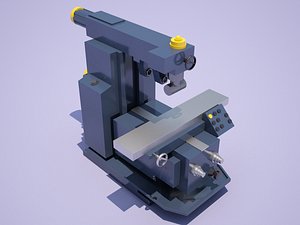 Milling Machine 3D Models for Download | TurboSquid