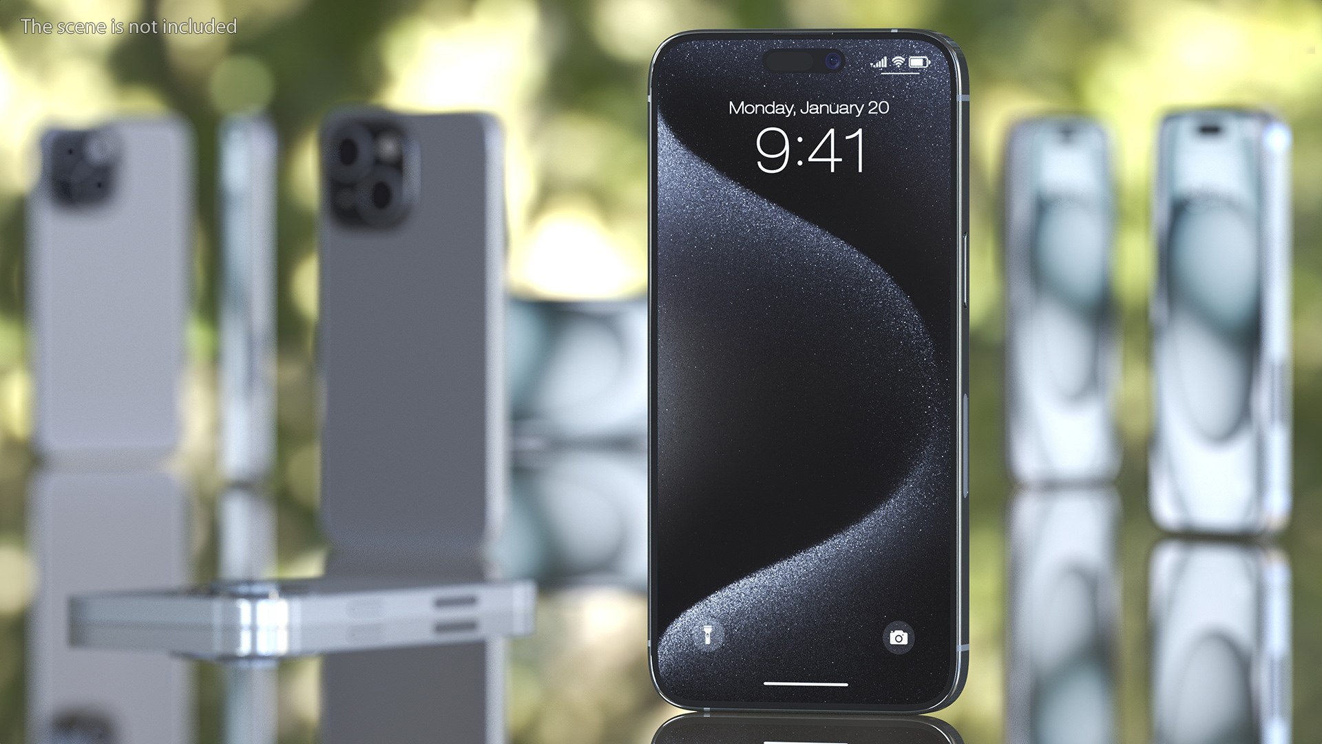 3D Apple IPhone 15 Pro Max Black Titanium - TurboSquid 2146442