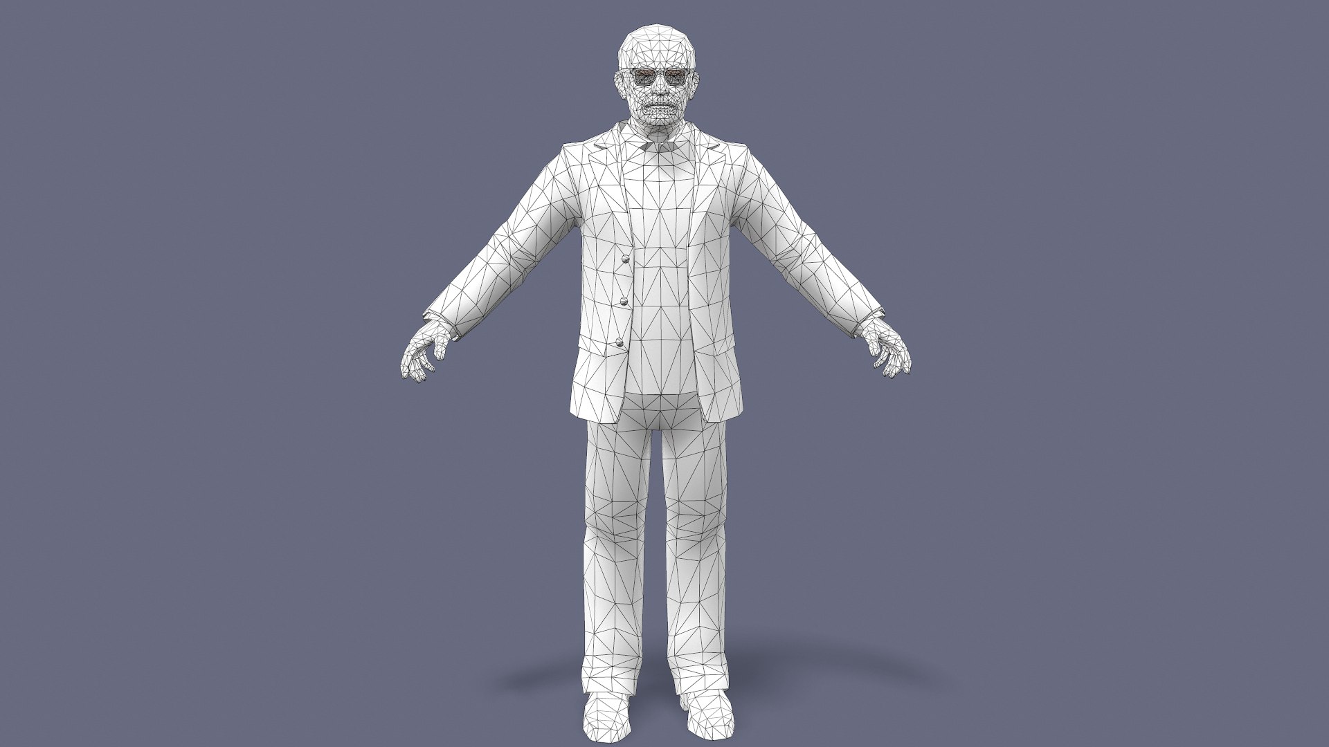 Old Professor 3D Model - TurboSquid 2102193