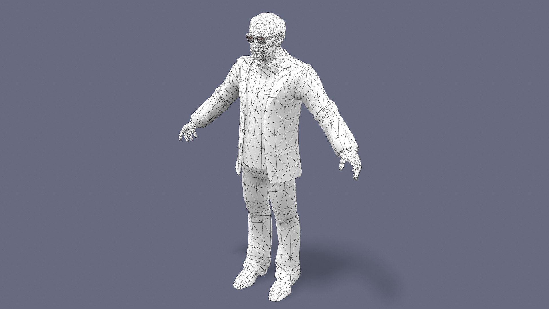 Old Professor 3D Model - TurboSquid 2102193