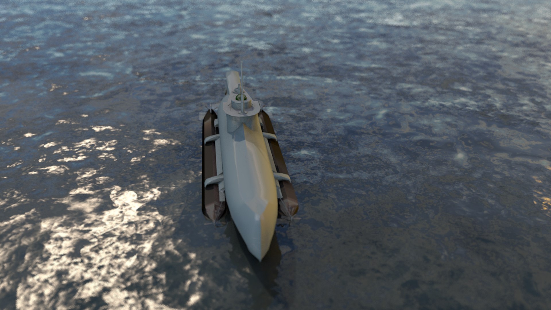 Seehund german midget submarine 3D model - TurboSquid 1460188