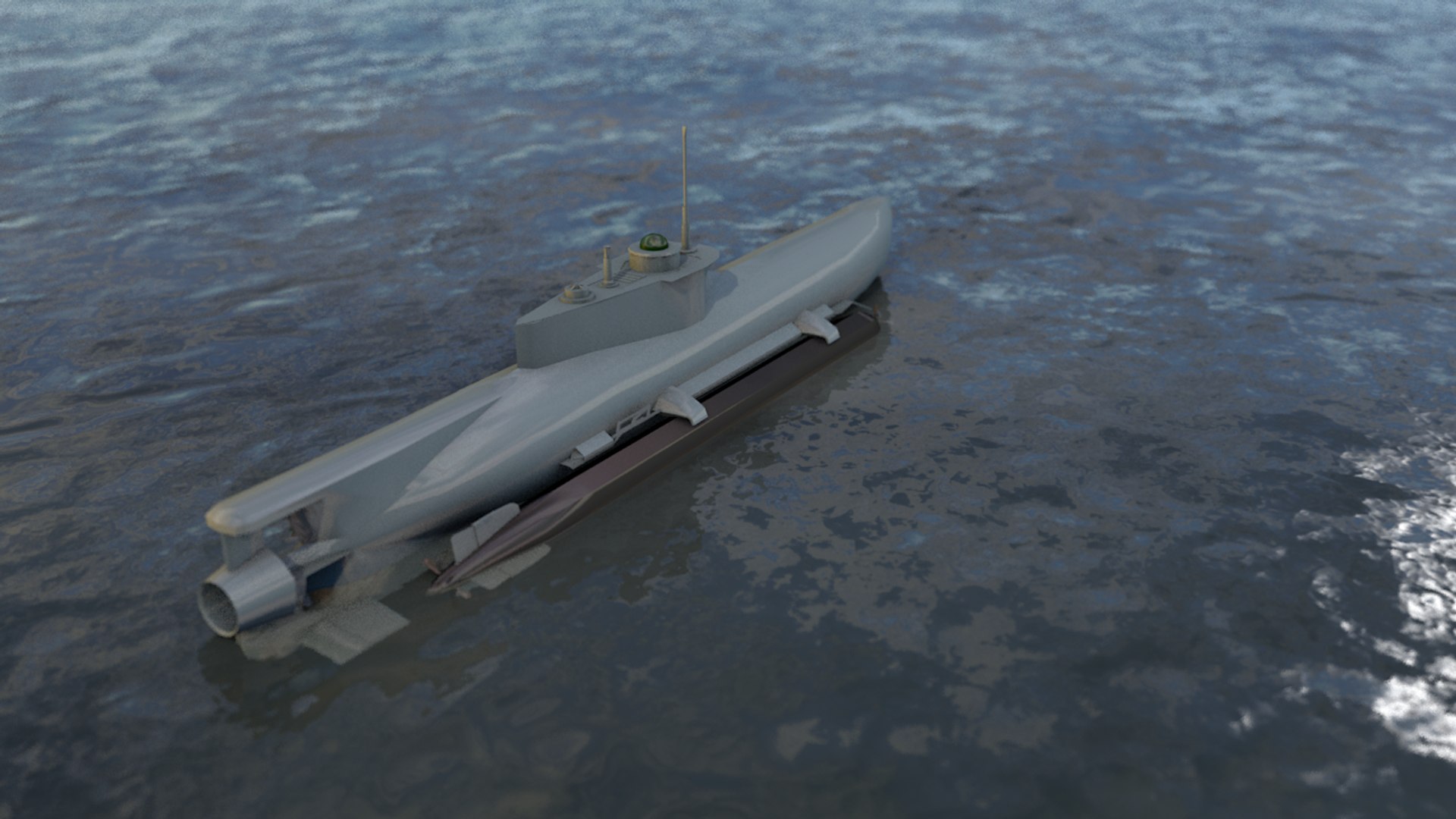 Seehund german midget submarine 3D model - TurboSquid 1460188