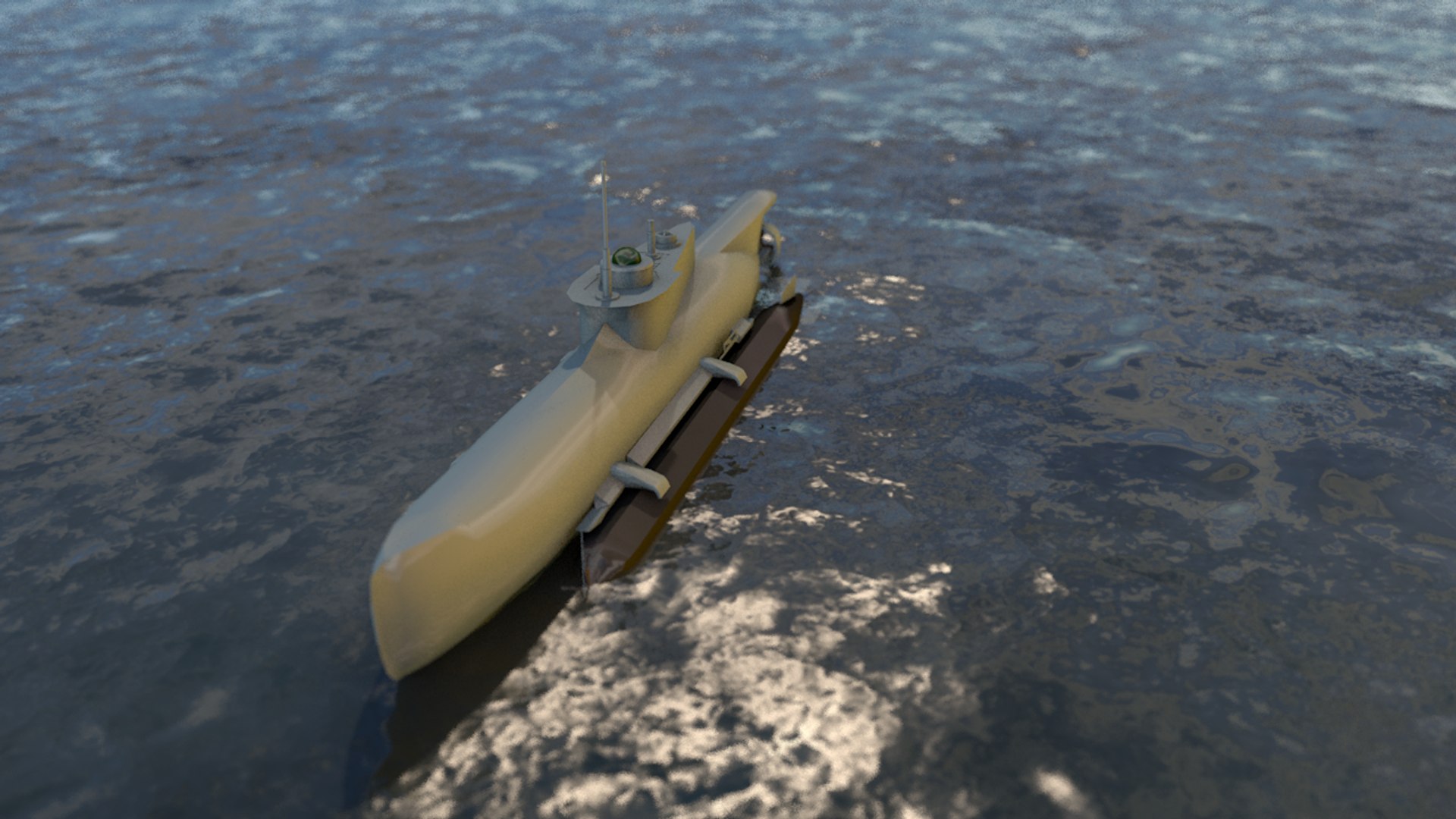 Seehund german midget submarine 3D model - TurboSquid 1460188