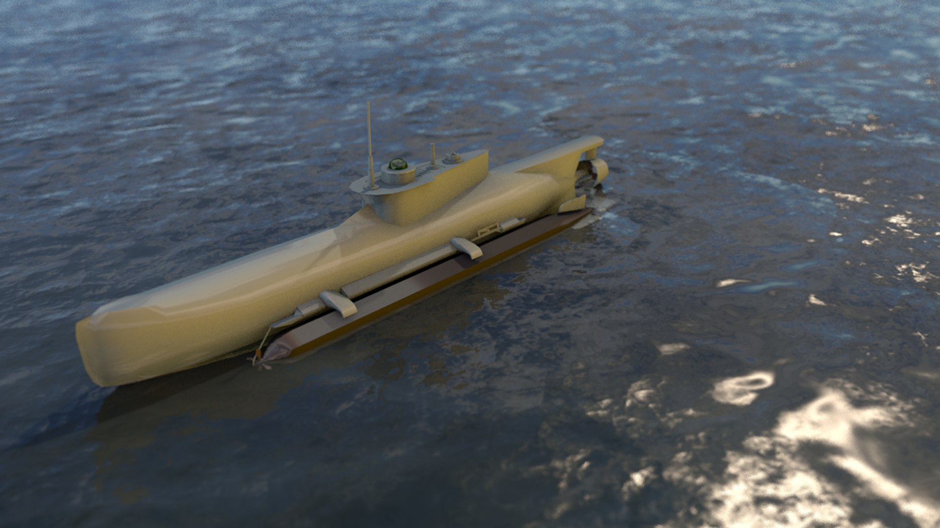 Seehund german midget submarine 3D model - TurboSquid 1460188