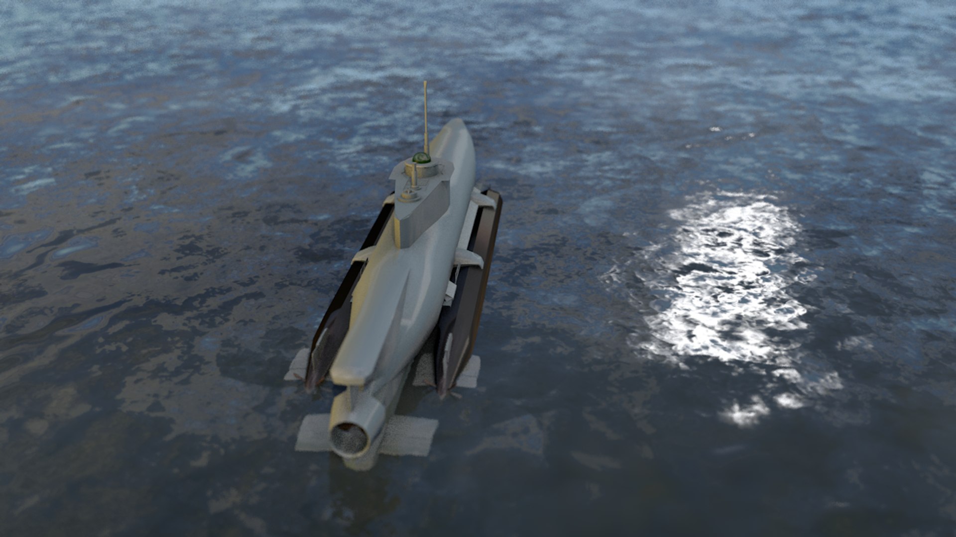 Seehund german midget submarine 3D model - TurboSquid 1460188