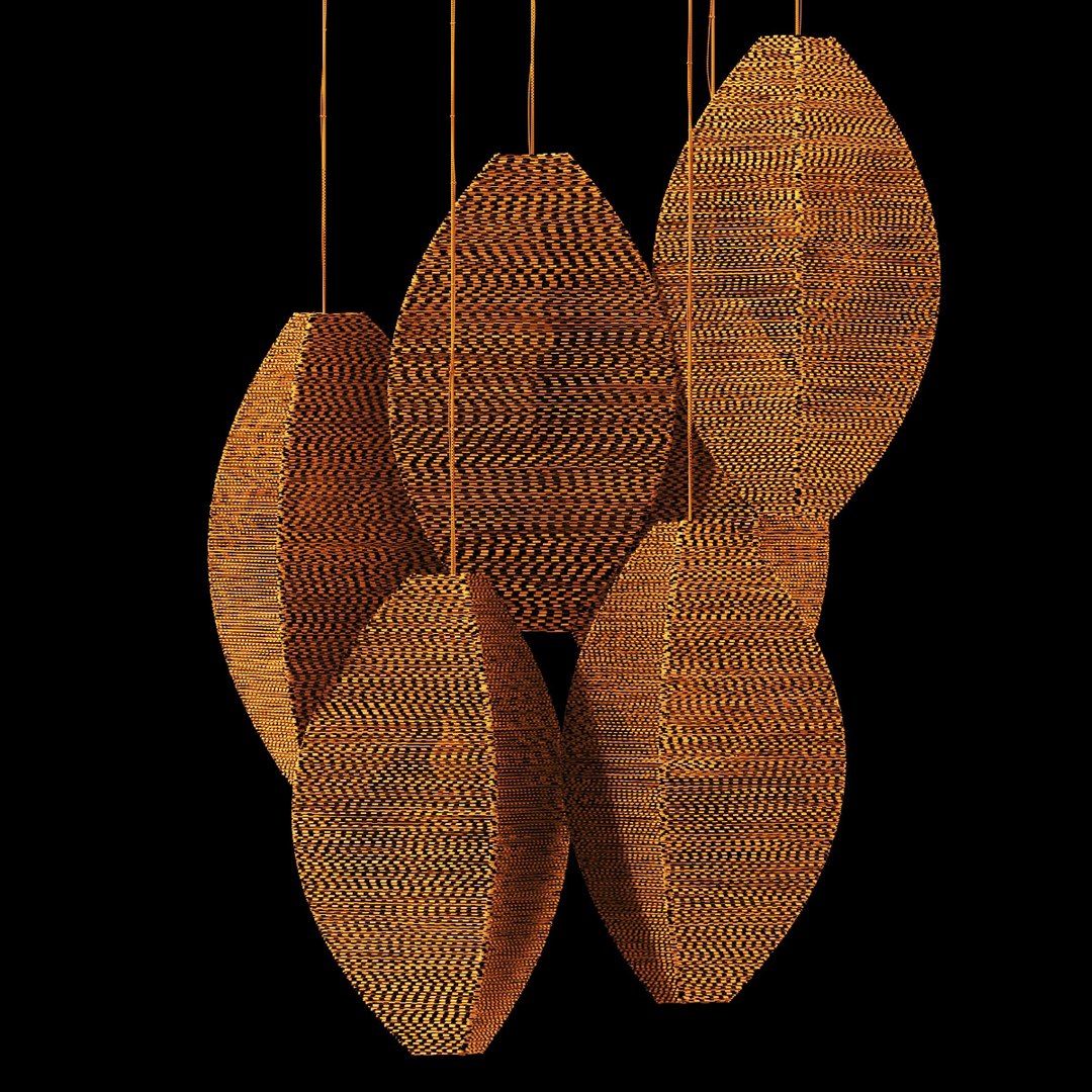 Lamp Wicker N32 3D Model - TurboSquid 2095417