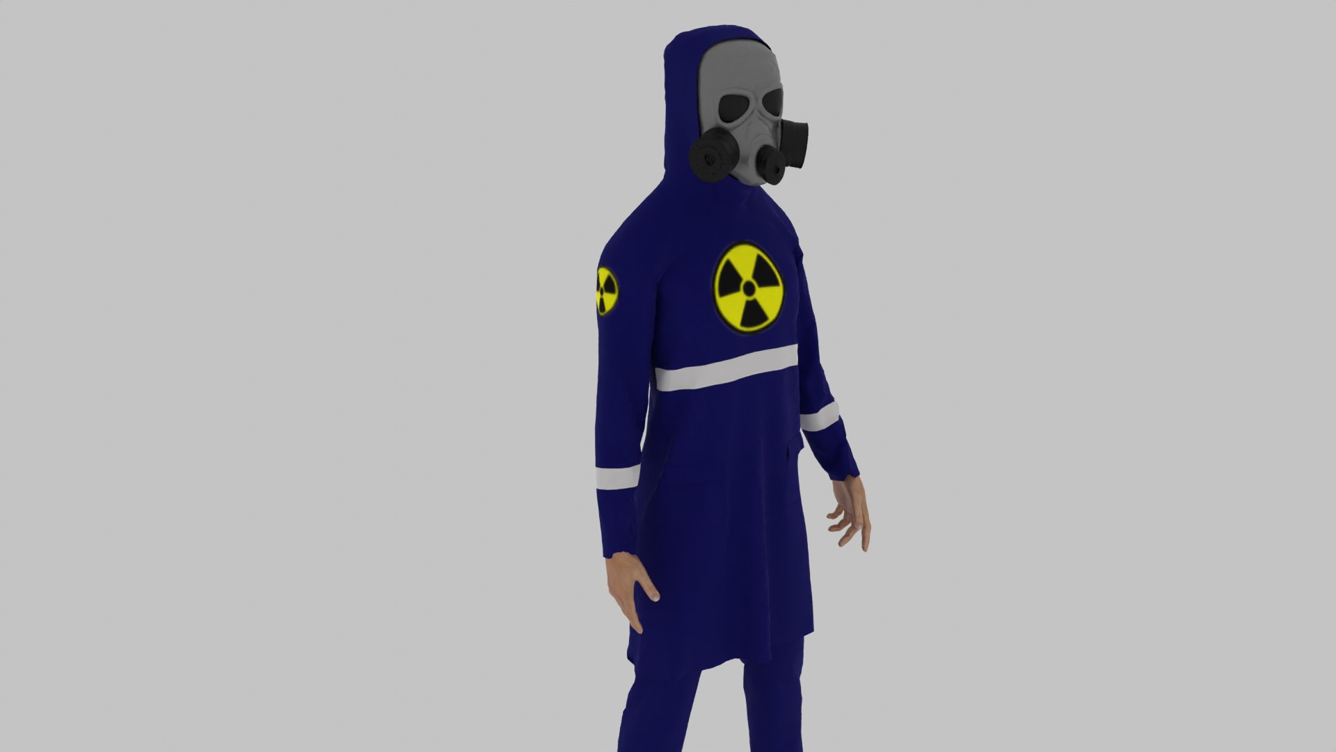 Radioactive Costume Man 3D Model - TurboSquid 1971608
