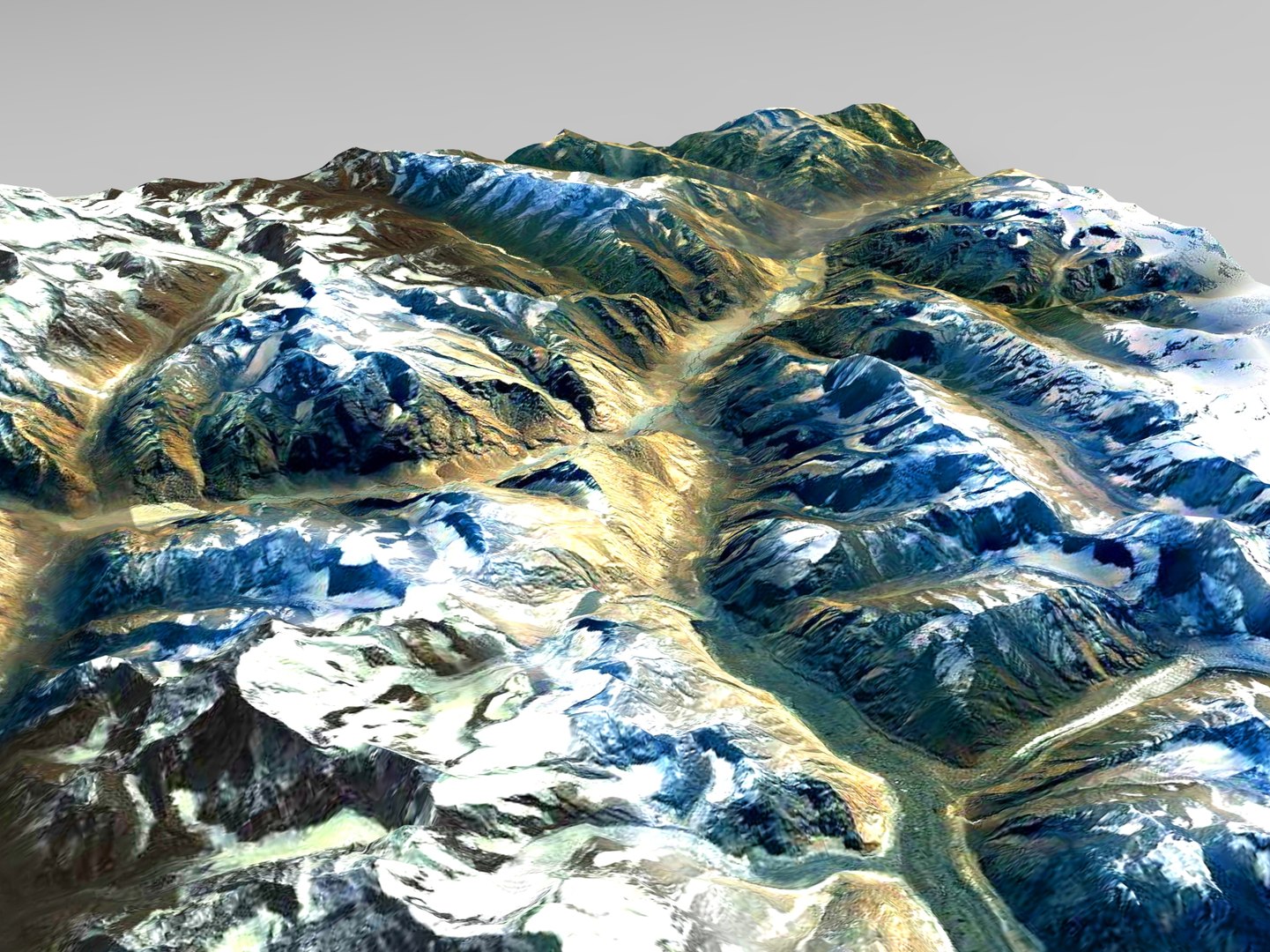 3D Mountain Landscape Model - TurboSquid 1513600