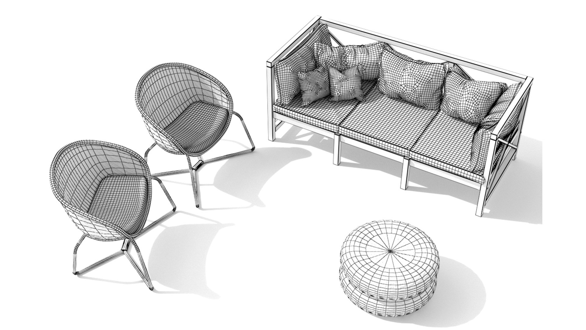 Outdoor Apartment Patio 3D Model - TurboSquid 1582109