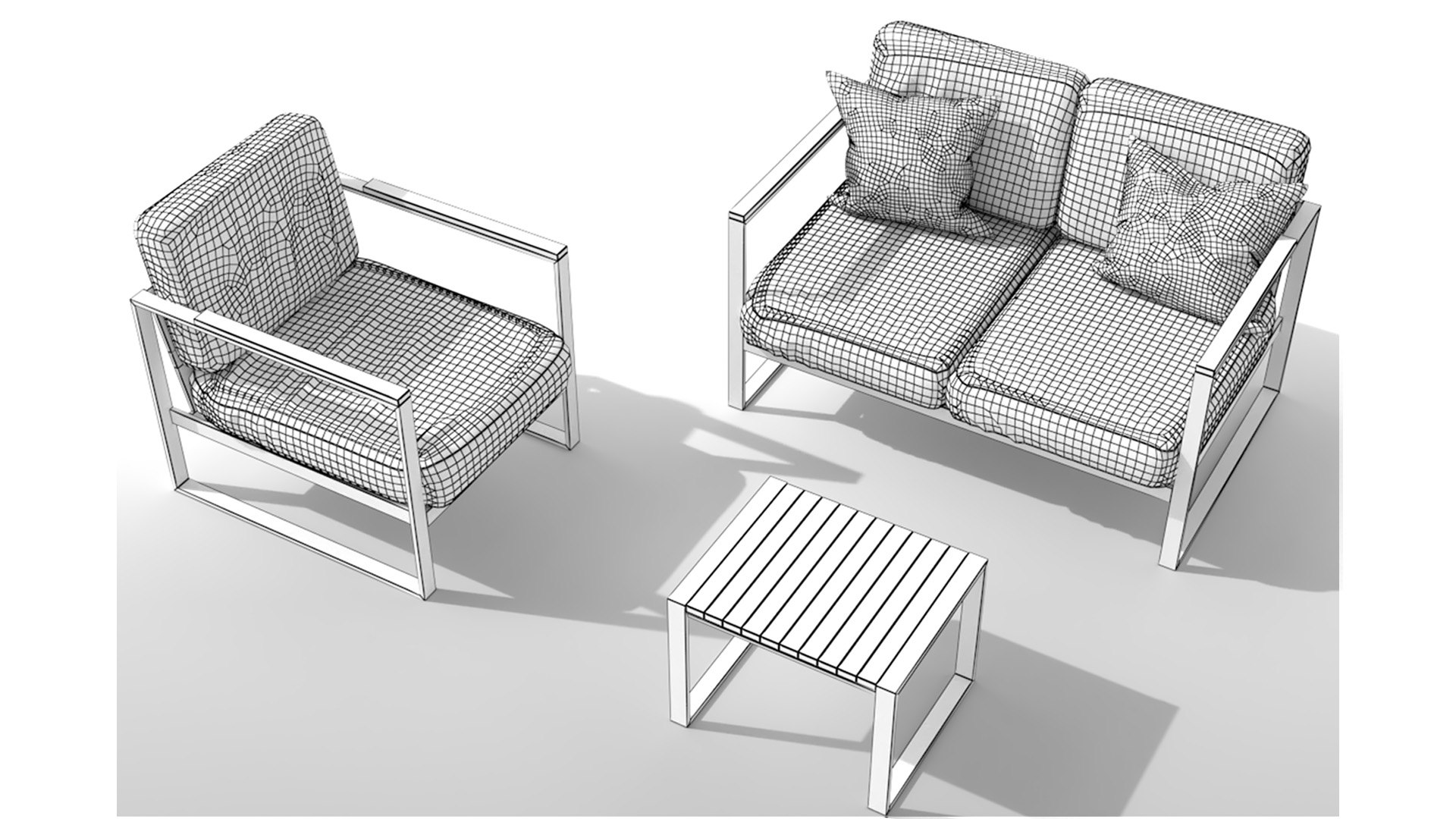 Outdoor Apartment Patio 3D Model - TurboSquid 1582109
